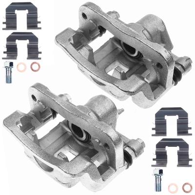 China 2x Rear Brake Caliper with Bracket for Kia Soul 2010 2011 2012 2013 1.6L 2.0L for sale