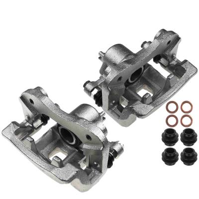 China 2x Rear Brake Caliper with Bracket for Hyundai Sonata 2008-2010 3.3L Azera for sale