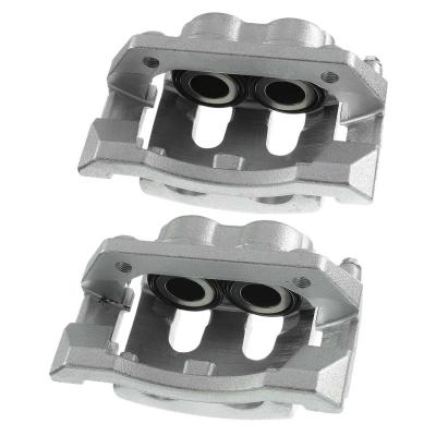 China 2x Rear Brake Caliper with Bracket for Ford F-350 Super Duty w/ Dual for sale