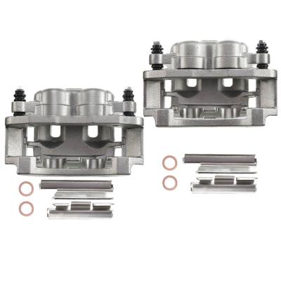 China 2x Rear Brake Caliper with Bracket for Ford E-150 E-250 E-350 Econoline for sale