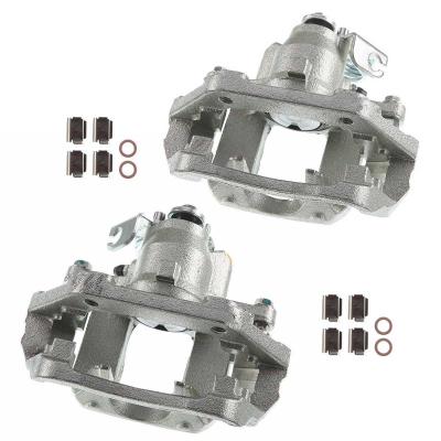 China 2x Rear Brake Caliper with Bracket for Lincoln MKS 2009-2011 Flex 2009 for sale