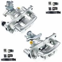 China 2x Rear Brake Caliper with Bracket for Toyota Corolla 1985-1987 RWD for sale