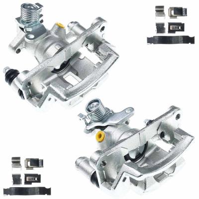 China 2x Rear Brake Caliper with Bracket for Toyota Corolla 1985-1987 RWD for sale