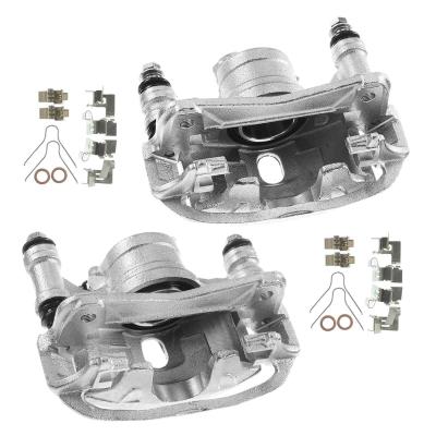 China 2x Front Brake Caliper with Bracket for Toyota Paseo 96-99 Tercel 93-99 w/o ABS for sale