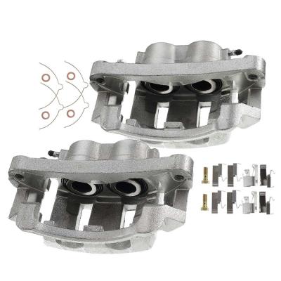 China 2x Front Brake Caliper with Bracket for Ford F-250 F-350 Super Duty 1999-2004 for sale