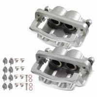 China 2x Front Brake Caliper with Bracket for Ford F-250 F-350 Super Duty 2005-2012 for sale