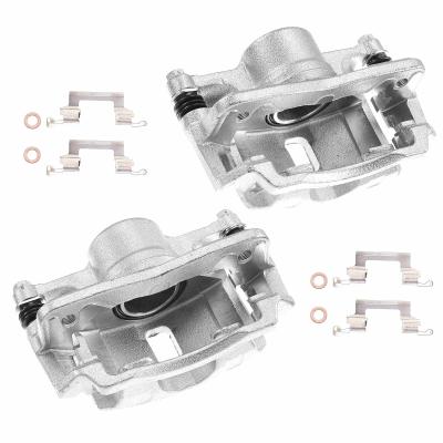 China 2x Front Brake Caliper with Bracket for Honda Civic 1996-2011 Acura EL 1997-2000 for sale