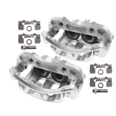 China 2x Front Brake Caliper with Bracket for Nissan Frontier 1999-2002 for sale