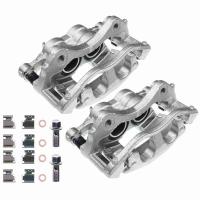 China 2x Front Brake Caliper with Bracket for Ford Transit-150 250 350 350HD 15-19 for sale