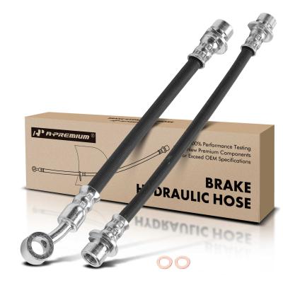 China 2x Rear Inner & Outer Brake Hydraulic Hose for Honda Odyssey 2005-2006 V6 3.5L for sale