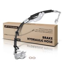 China Front Passenger Brake Hydraulic Hose for Lincoln Aviator 2003 2004 2005 V8 4.6L for sale