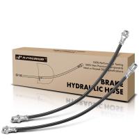 China 2x Rear Inner Brake Hydraulic Hose for Hummer H2 2003-2007 V8 6.0L for sale
