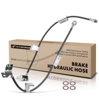 China 2Pcs Front Brake Hydraulic Hose for Chevy Silverado 1500 GMC Sierra 1500 Cadillac for sale