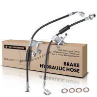 China 2Pcs Front Brake Hydraulic Hose for Cadillac Escalade Chevy Tahoe GMC for sale