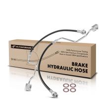 China 2Pcs Front Brake Hydraulic Hose for Ford F Super Duty 89-94 F53 F59 89-94 for sale