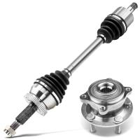 China Front Driver CV Axle Shaft + Hub Bearing for Hyundai Santa Fe 07-09 2.7L for sale