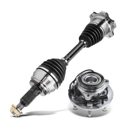 China Front Driver or Passenger CV Axle Shaft + Hub Bearing for Chevy Silverado 1500 for sale