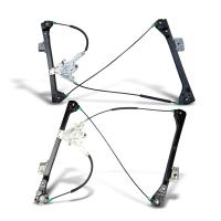 China 2x Front Power Window Regulator without Motor for BMW E46 323Ci 325Ci 328Ci for sale