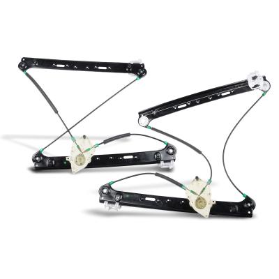 China 2x Front Power Window Regulator without Motor for BMW E83 X3 2004-2010 for sale