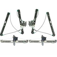 China 4x Front & Rear Power Window Regulator with Motor for BMW E46 325i 328i 99-05 for sale