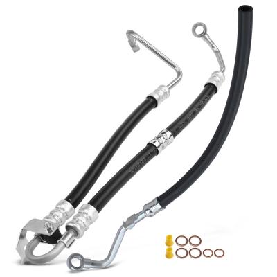 China 2x Power Steering Pressure & Return Line Hose Assembly for BMW Z3 2001-2002 3.2L for sale