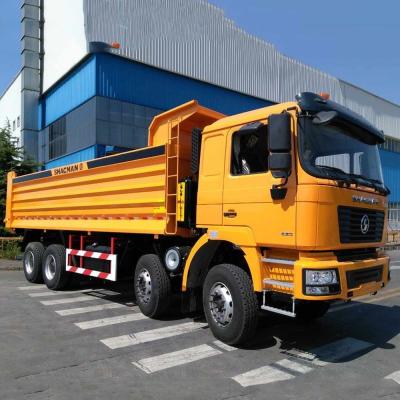 China Shacman U-Shaped 8X4 12 Wheeler Heavy Duty Tipper Dump Truck for Construction Work for sale