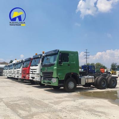 China Sinotruk HOWO Heavy Duty Trailer Head Tractor Truck with Euro 2 Emission Standard for sale