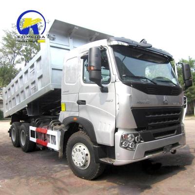 China White HOWO A7 Dump Truck 336HP 371HP Left/Right Hand Drive for Bulk Material Handling for sale