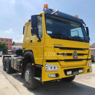 China HOWO 371HP 6X4 10 Wheels Euro 2 Sinotruck Truck Light Head Trailer Tractor for Africa for sale