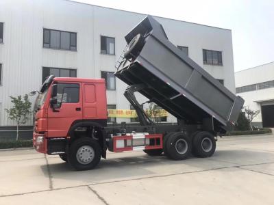 China 10 Tires 375HP Ghana Tipper Truck with Ventral Tipper Hydraulic Lifting End Efficiency for sale