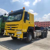 China 6.5 Speed Ratio Sinotruk HOWO 6X4 371HP 375HP Farm Tractor Trucks with D12.42-20 Engine for sale