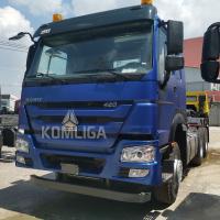China Traction Base 50 /90 Optional Sinotruk 420HP 371 6X4 HOWO Head Tractor Heavy Duty Trucks for sale
