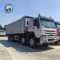 China 8X4 371HP HOWO Sino Dump Truck Used Tipper Truck with Ventral Tipper Hydraulic Lifting for sale