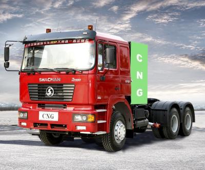 China Euro 2 380HP 420HP 6*4 Shacman CNG Tractor Truck for Transportation Needs for sale