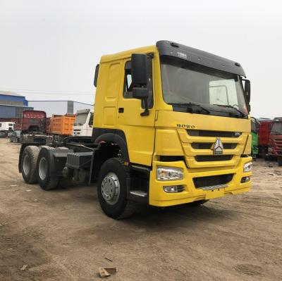 China 400L Aluminum Oil Tanker Sinotruk HOWO Trailer Head Tractor Truck for Ethiopia Market for sale