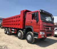 China 420HP Sinotruk 12 Wheels 8X4 HOWO Tipper Truck Used 50 Ton 40 Ton 8500*2500*3400mm for sale