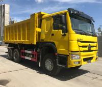 China Used 371HP Sinotruk HOWO Dump Truck in Ghana 20cbm Bucket Dimension 5600X2300X1500 for sale