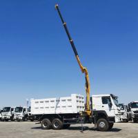China HF9 Front Axle HOWO Sino Dump Truck with Crane at Affordable for sale