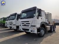 China Radial Tire Design Sinotruk HOWO 6X4 420HP Tractor Truck Head with 50 /90 Traction Base for sale