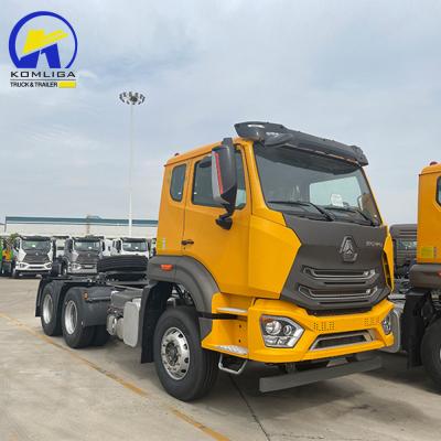 China Sinotruck HOWO 6X4 Tractor Truck Trailer Head with Hw76 Cab and 12r22.5 Tires at Best for sale