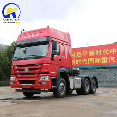 China Africa Euro2 Emission Sinotruk HOWO 6X4 10 Wheeler Tractor Truck with Manual Transmission for sale