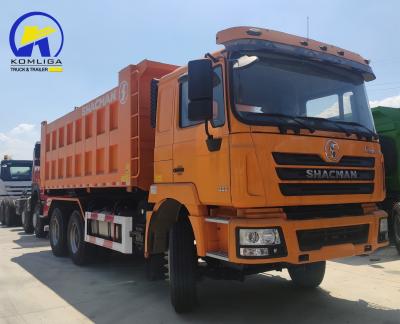 China Shacman 6X4 10 Wheel Heavy Dump Truck 375HP with 5600X2300X1500 Bucket Dimension for sale
