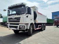 China Secondhand Shacman Heavy Duty 6X4 Tipper Truck with Front Lifting Style Yellow Color for sale