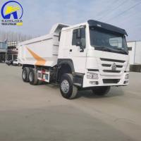 China Sinotruk HOWO U Shape Used Dump Truck with 371HP Horse Power and 1200r20 Radial Tires for sale