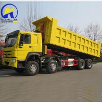 China Sinotruk HOWO 12 Wheels 8X4 Dump Truck Tipper Truck with 1200r20 Radial Tires Euro 2 for sale