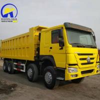 China Sinoteuk HOWO 8X4 Dump Truck with Lifting Device Load Capacity 21-30t Strong Power for sale