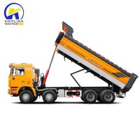 China Shacman 8X4 Dump Truck for Sand Stone Heavy Duty Hw76 Cab 351-450hp Horsepower for sale