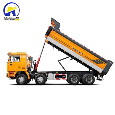China Shacman 8X4 Dump Truck for Sand Stone Heavy Duty Hw76 Cab 351-450hp Horsepower for sale