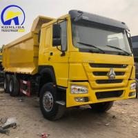 China 16tons Loading Capacity Rear Axle 10 Tyres 6X4 HOWO Dump Truck for Techinical Support for sale