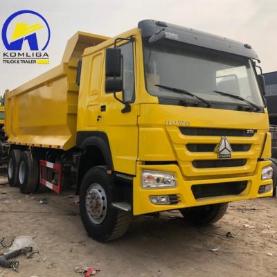 China 16tons Loading Capacity Rear Axle 10 Tyres 6X4 HOWO Dump Truck for Techinical Support for sale